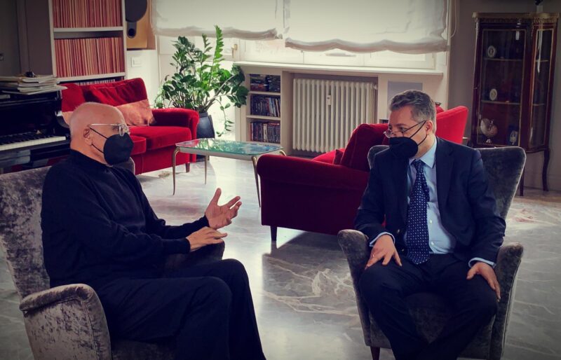 The Great Italian violinist Salvatore Accardo talks to MC - Monteverdi ...